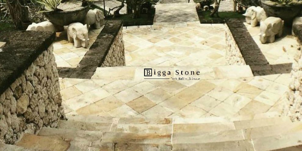 Luxury Yellow Palimanan Sandstone Tiles – Bali Yellow Stone Tiles ...