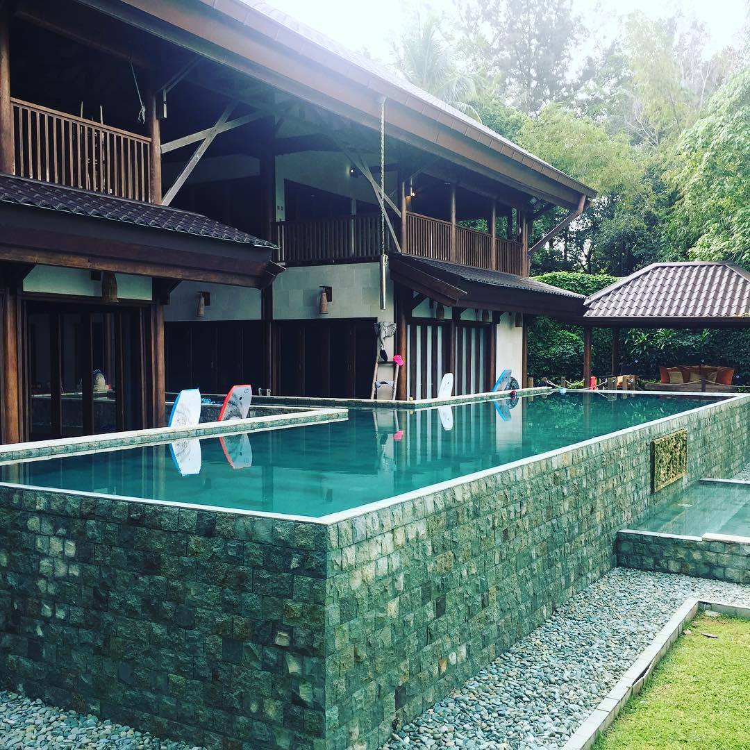 Green Sukabumi Stone Tiles – Balinese Natural Pool Tiles – Bali Natural ...